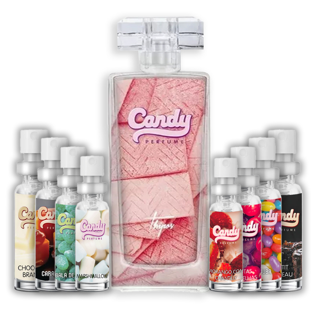 Perfume Candy 55ml escolha o seu! Linha Gourmand Docinhos | Shopee Brasil