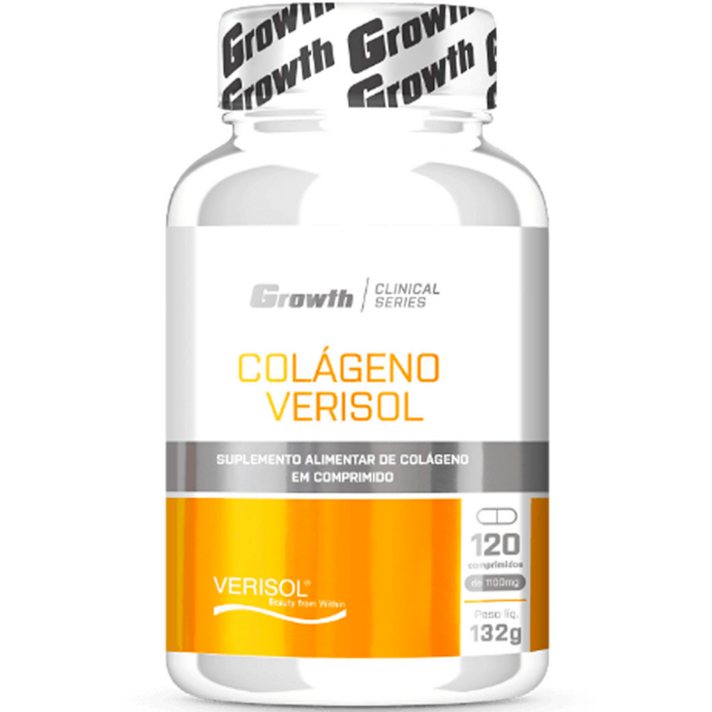 Colágeno Verisol - 120 Comprimidos - Growth Supplements | Shopee Brasil