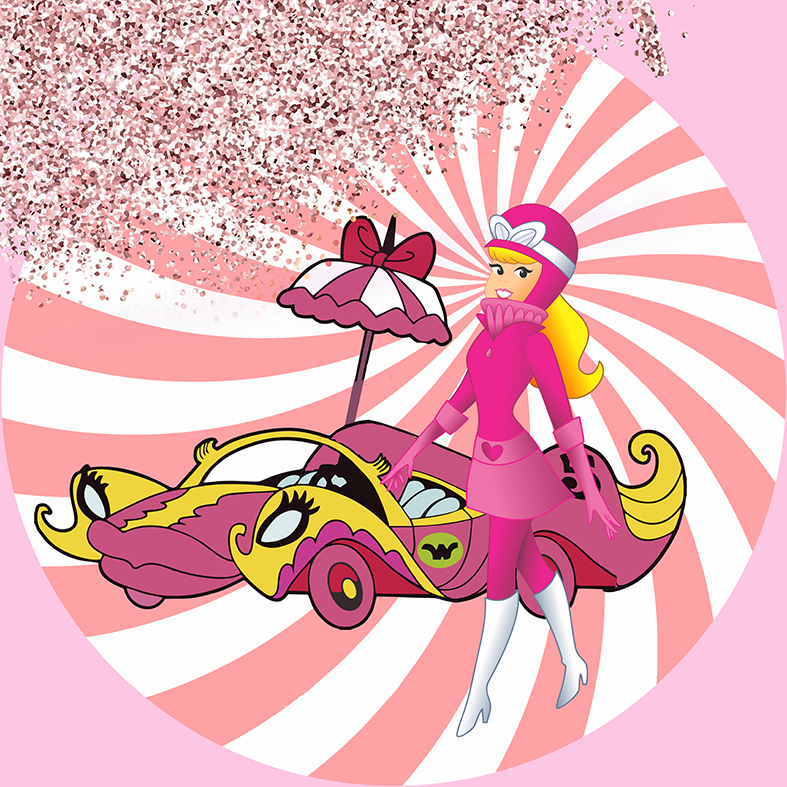 Painel Redondo Tecido Sublimado Penelope Charmosa C/elástico 150x150cm | Shopee Brasil