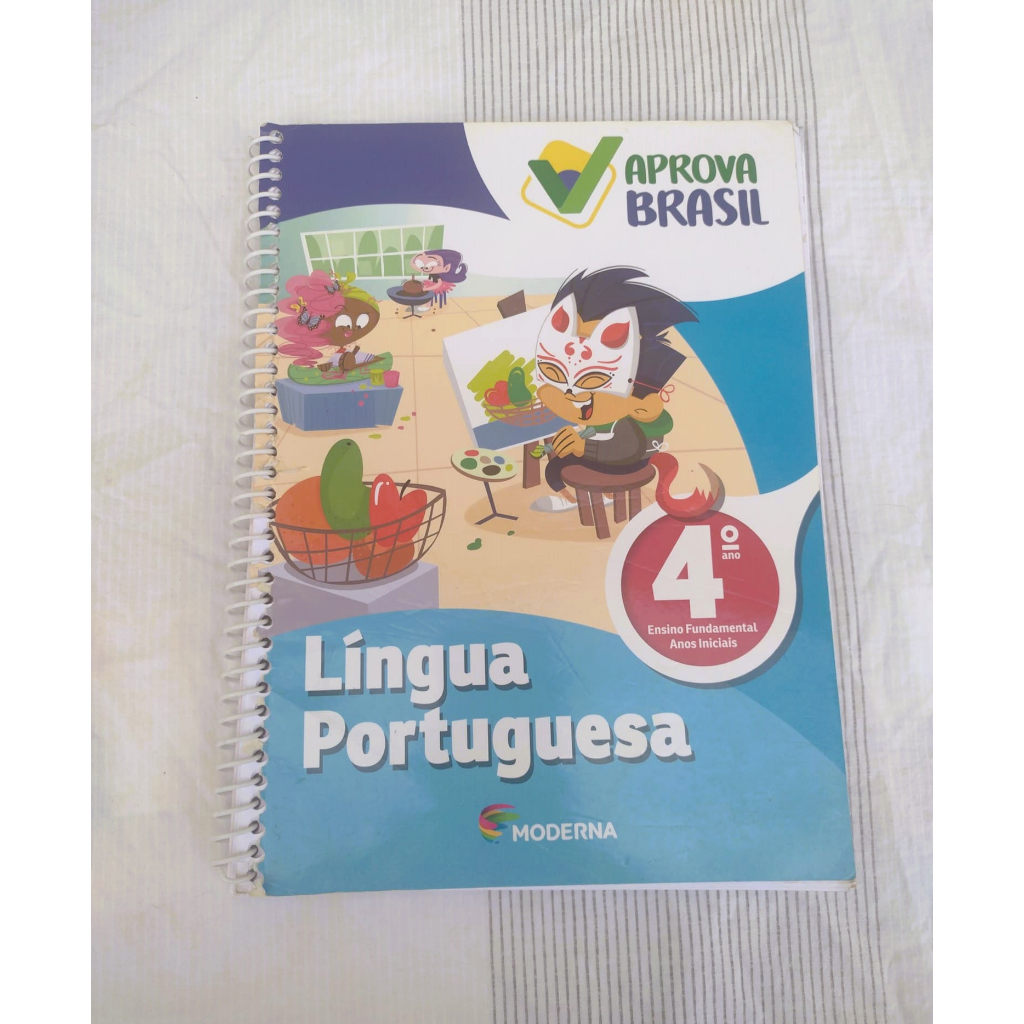 Aprova Brasil Língua portuguesa 4º ano ensino fundamental livro aluno ...