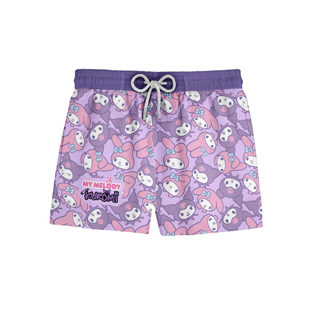 Short Praia Masculino My Melody e Kuromi Ref 501 | Shopee Brasil