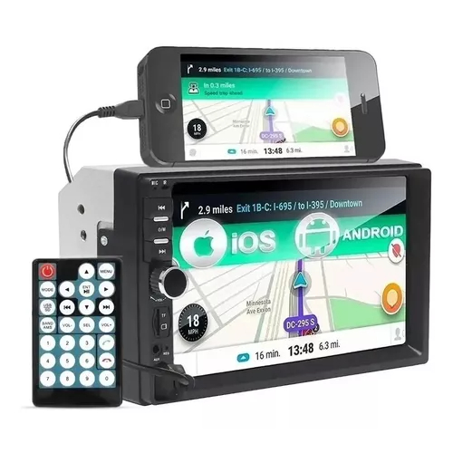 Central Multimidia 2 Din 7810H First Option Bluetooth Mp5 | Shopee Brasil