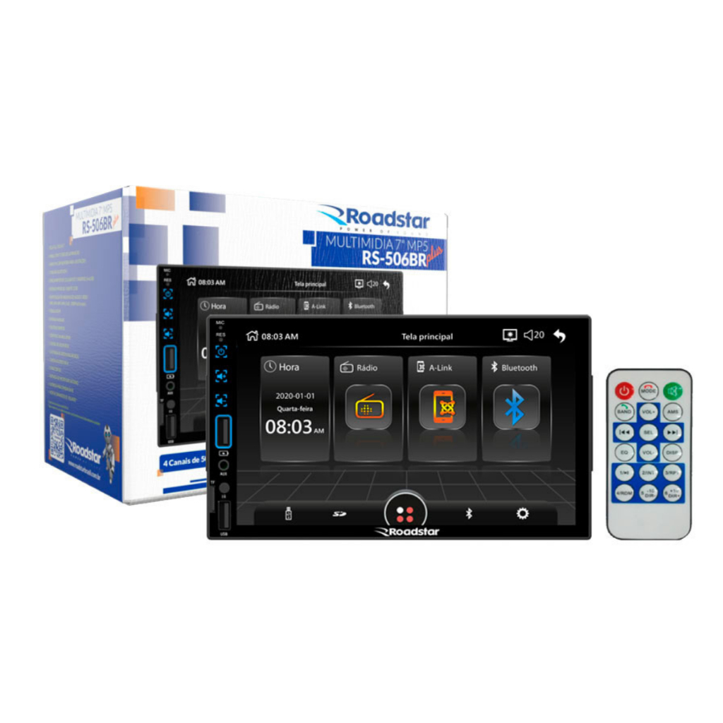 Central Multimidia Universal 7 Polegadas 2 DIN Espelhamento Android Iphone Automotivo | Shopee ...