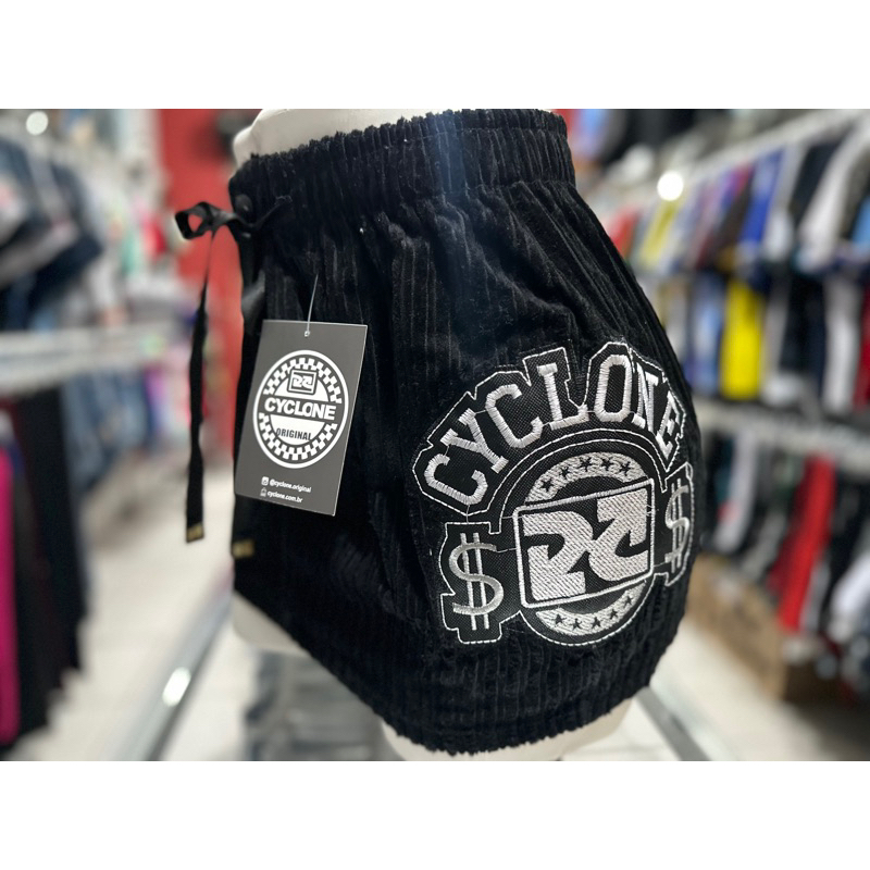 Mini Saia Cyclone Veludo Lançamento | Shopee Brasil
