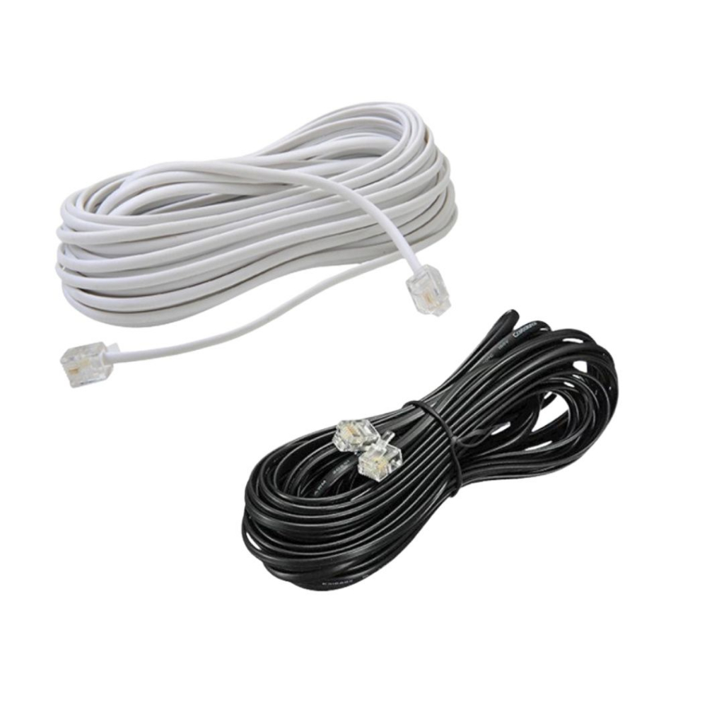 Cabo para Telefone e Fax RJ11 x RJ11 com 10 Metros | Shopee Brasil