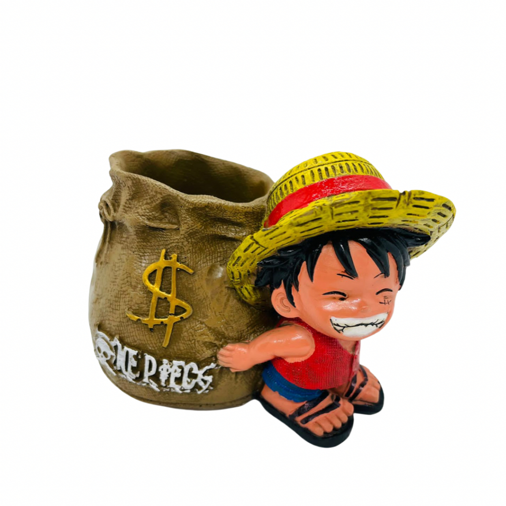 Boneco Colecionável Monkey D. Luffy One Piece Porta Objetos Estátua ...