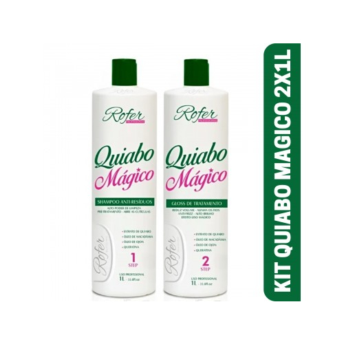 Progressiva Rofer Quiabo Mágico Liso Intenso 2x1L | Shopee Brasil
