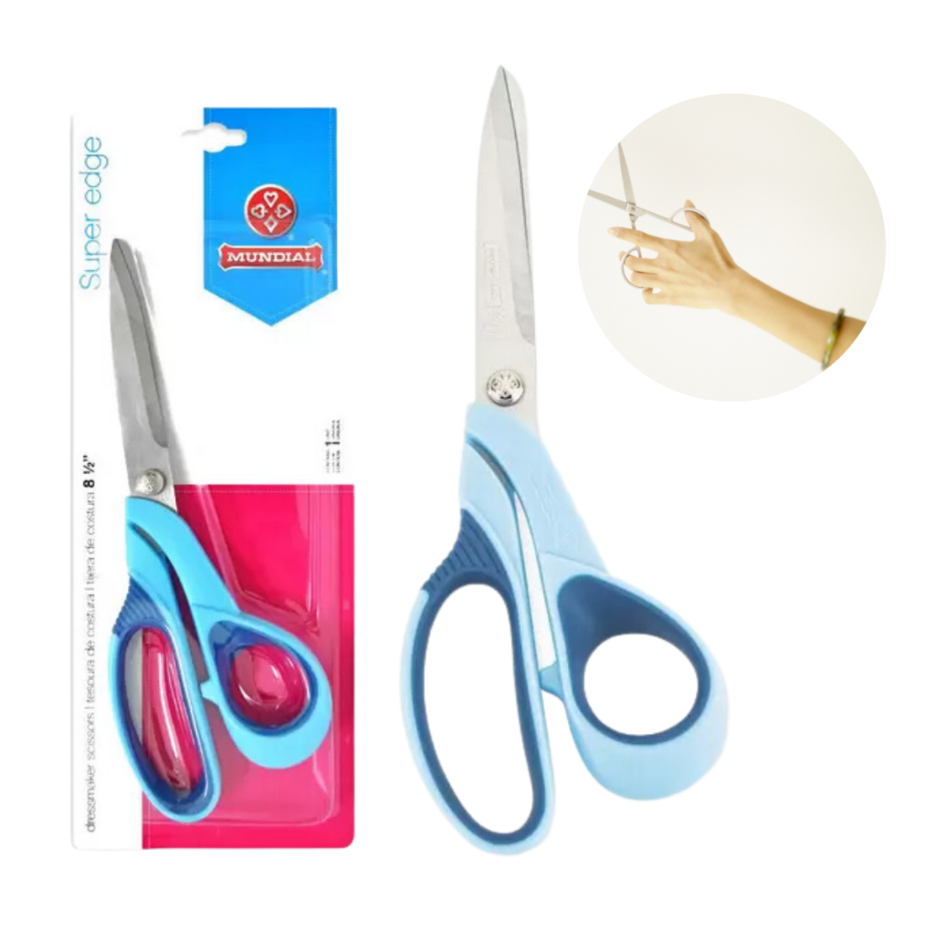 Tesoura Profissional p/ Corte e Costura, Artesanato e Papelaria com ...
