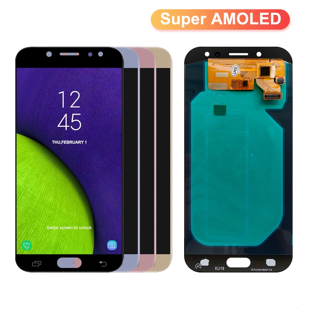 Super Amoled J7 Pro Compativel SM-J730G SM-J730GM Frontal Display ...