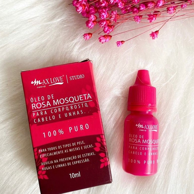 Óleo de Rosa Mosqueta 100% Puro Max love 10ml | Shopee Brasil