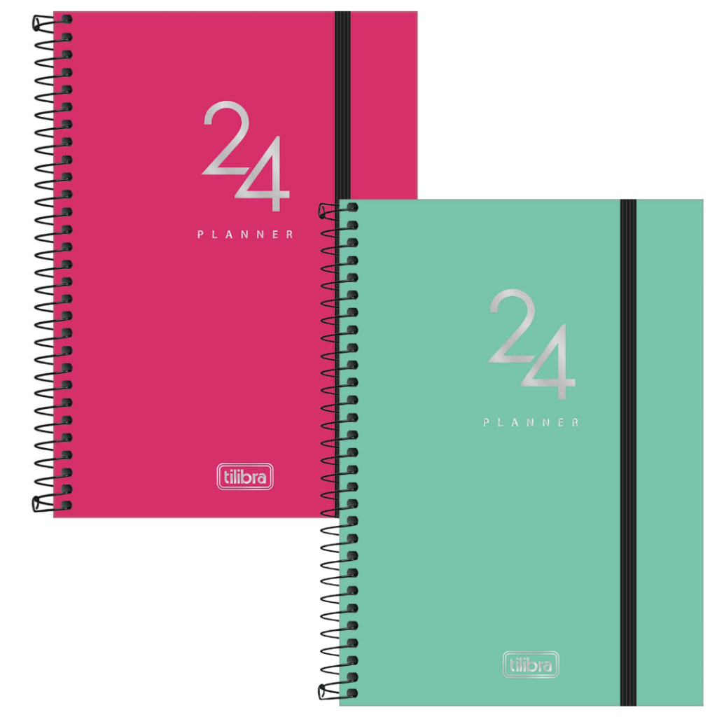 Agenda Planner Neon Espiral 2024 M5 Tilibra 14 x 20 cm | Shopee Brasil