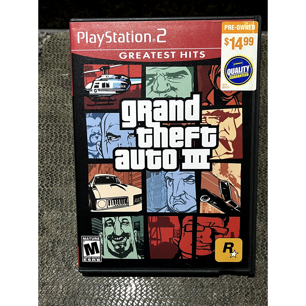 GTA 3 - ORIGINAL Playstation 2 ( PS2 ) | Shopee Brasil