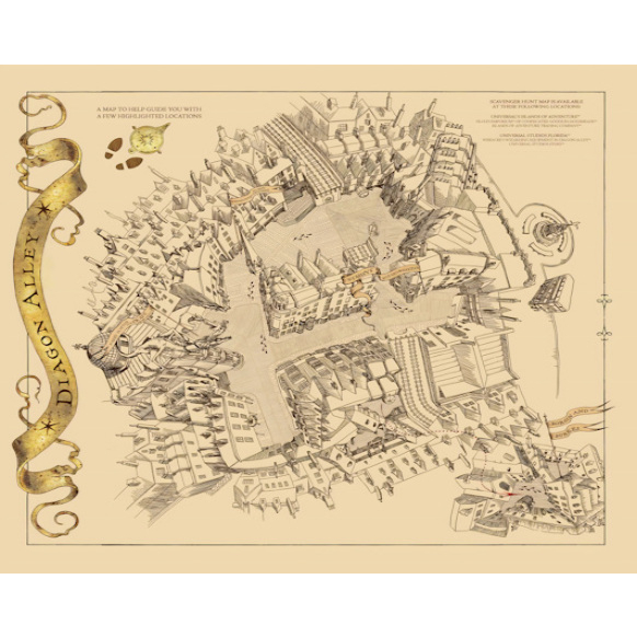 Poster: Harry Potter - Beco Diagonal (Diagon Alley) | Shopee Brasil