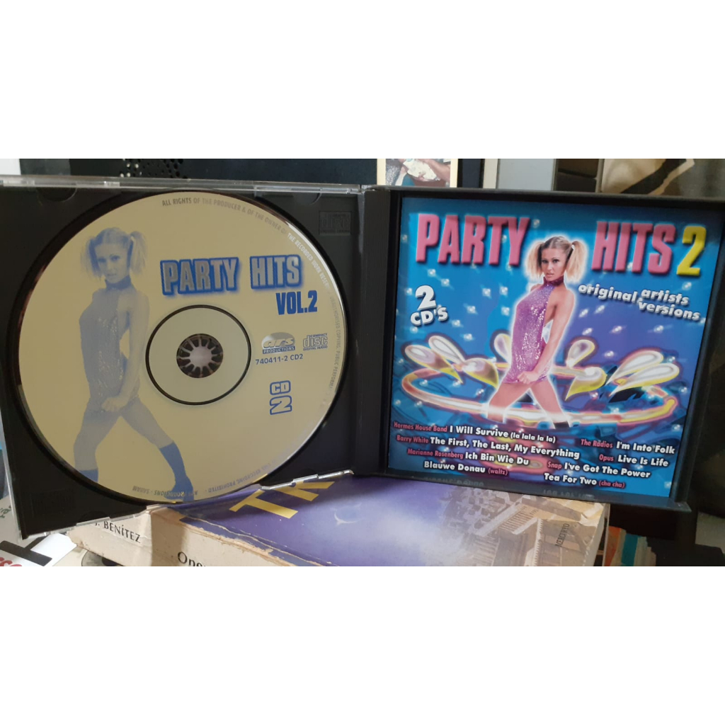 CD- PARTY HITS DUPLO- ORIGINAL RARO | Shopee Brasil