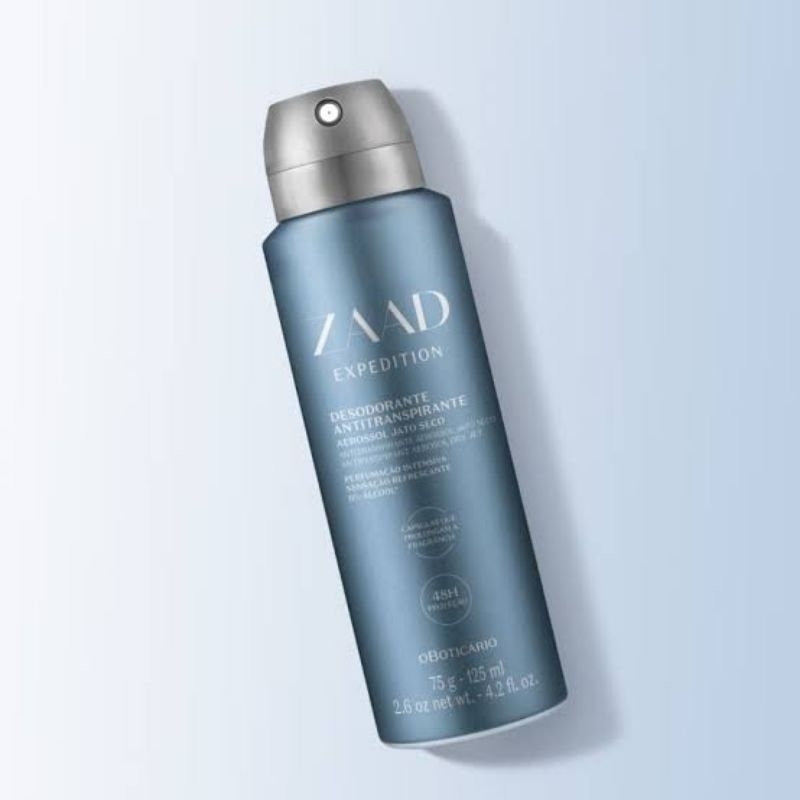 Desodorante ZAAD EXPEDITION Aerossol Jato Seco | Shopee Brasil