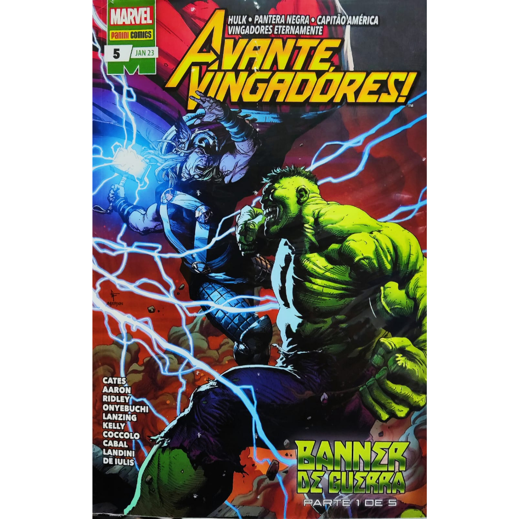 HQ - Avante, Vingadores! Vol. 5 (Banner de Guerra Parte 1 de 5) - Jason ...