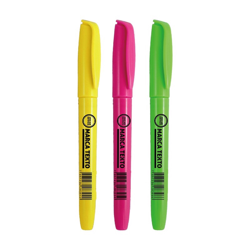 kit marca texto com 3 cores | Shopee Brasil