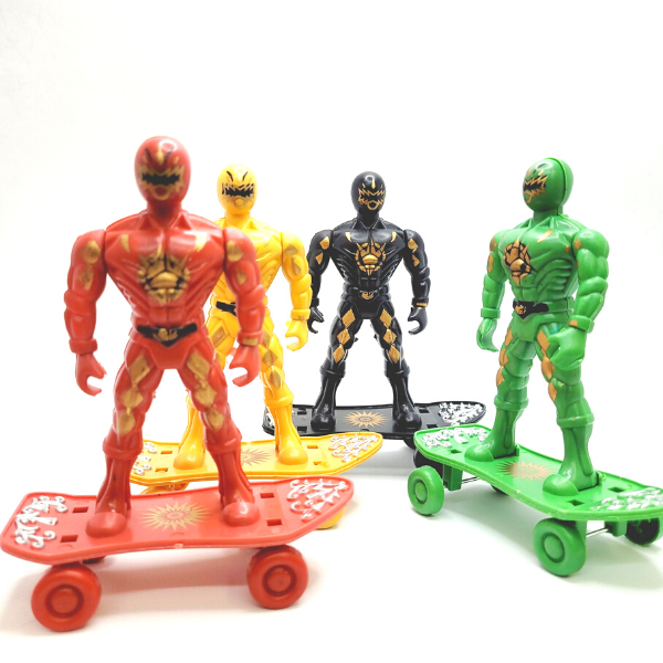 Boneco figura de ação com skate power rangers | Shopee Brasil