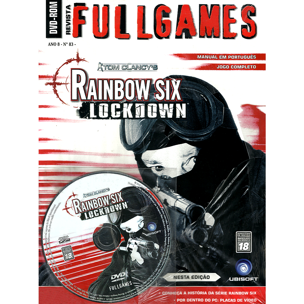 REVISTA FULLGAMES - RAINBOW SIX - LOCKDOWN - Game PC ORIGINAL LACRADO ...