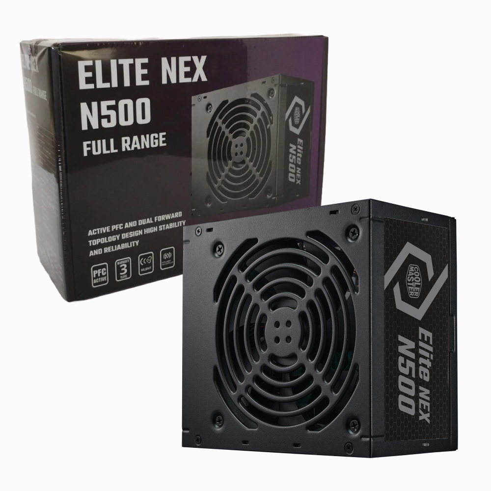 Fonte 500w Cooler Master Elite Nex N500 com PFC Ativo | Shopee Brasil