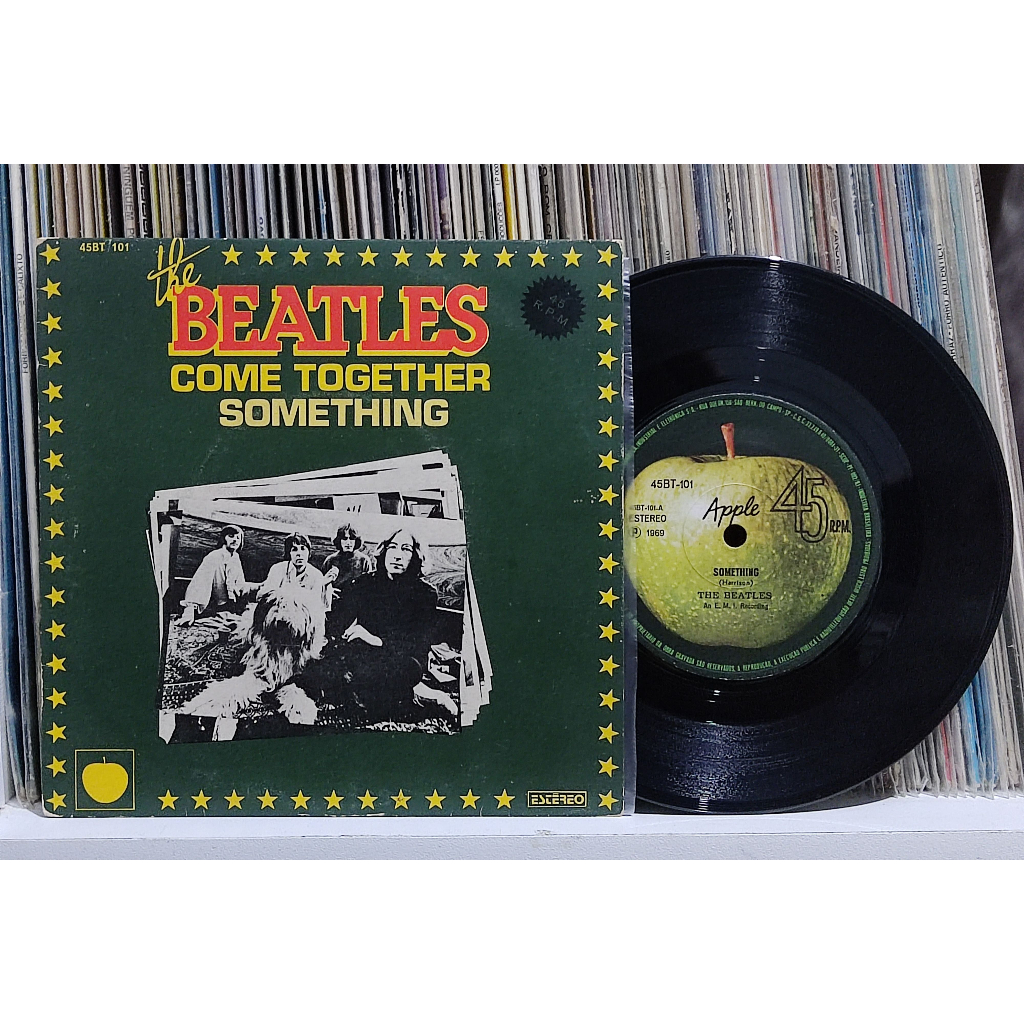COMPACTO VINIL 45 RPM THE BEATLES- COME TOGETHER/ SOMETHING- 1969 ...