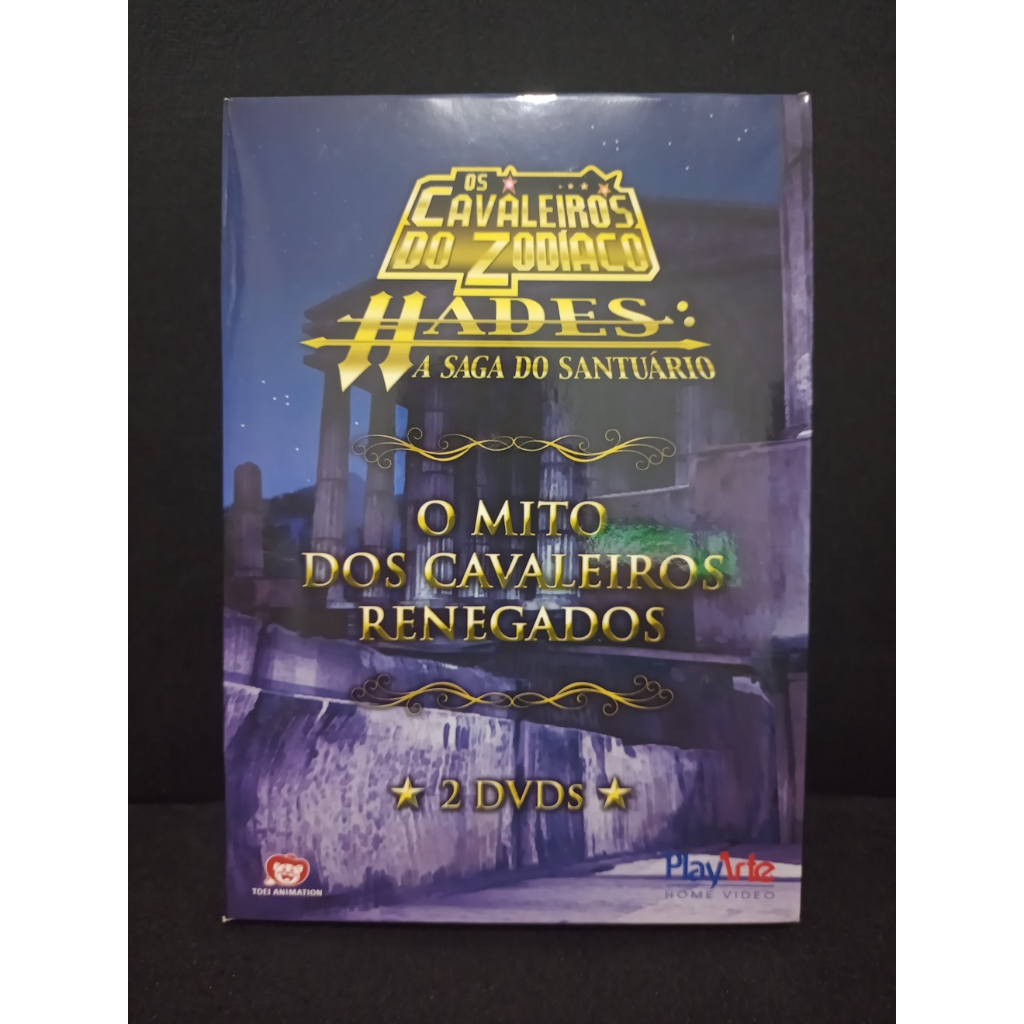 Box DVD : Os Cavaleiros do Zodíaco - Hades (O Mito dos Cavaleiros Renegados) | Shopee Brasil