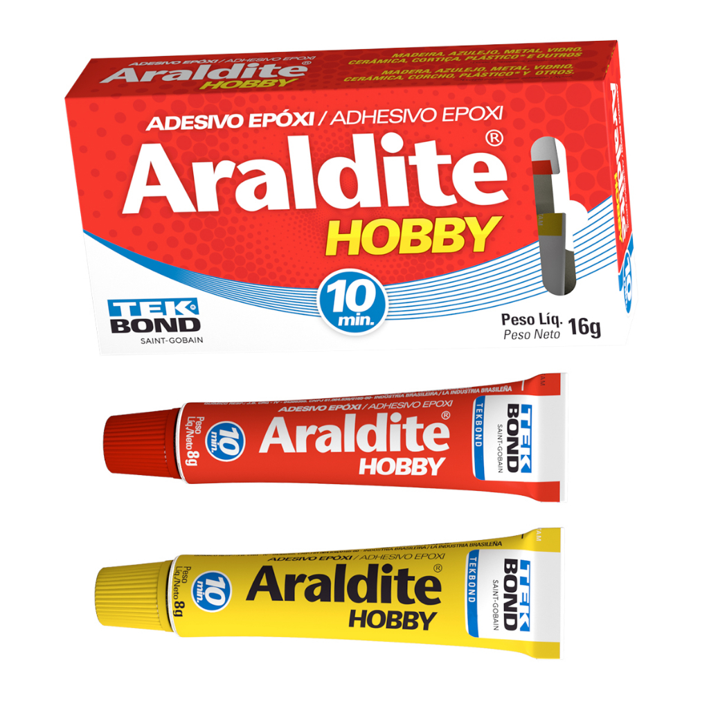 Cola Araldite Hobby Cola Epóxi 10 Minutos 16 Gramas Tek Bond | Shopee ...