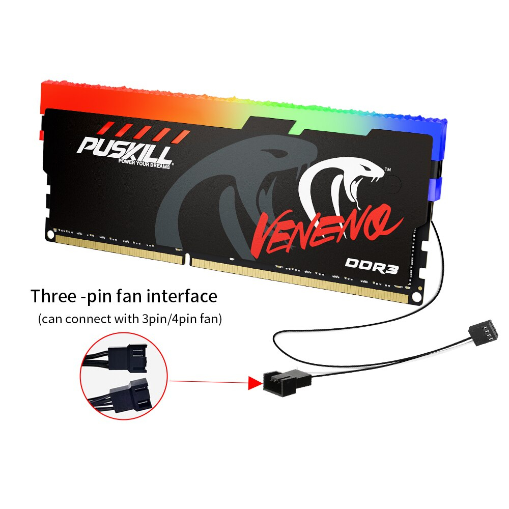 Memoria ddr3 8gb desktop rgb | Shopee Brasil