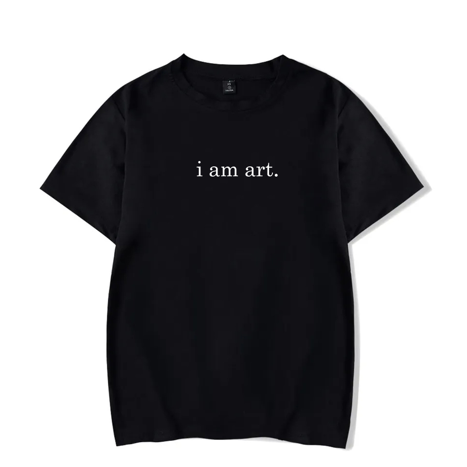 Camiseta I Am Art Lançamento De Estampa Camisa 100% Algodão Unissex ...