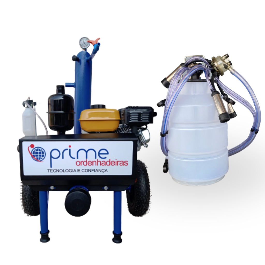Ordenhadeira Movel Bomba de vácuo 450 litros Com Motor Gasolina | Shopee Brasil
