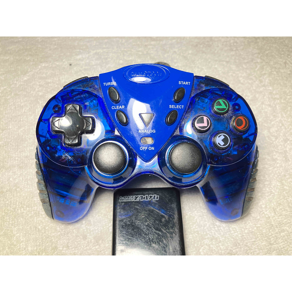 Controle Sem Fio PARA CONSOLE PLAYSTATION 2 Gametech Japao AZUL ...