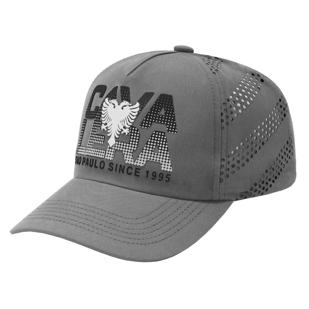 Boné Cavalera Perfurado Strapback Com Águia Sacro-Germânica Bordada Em ...