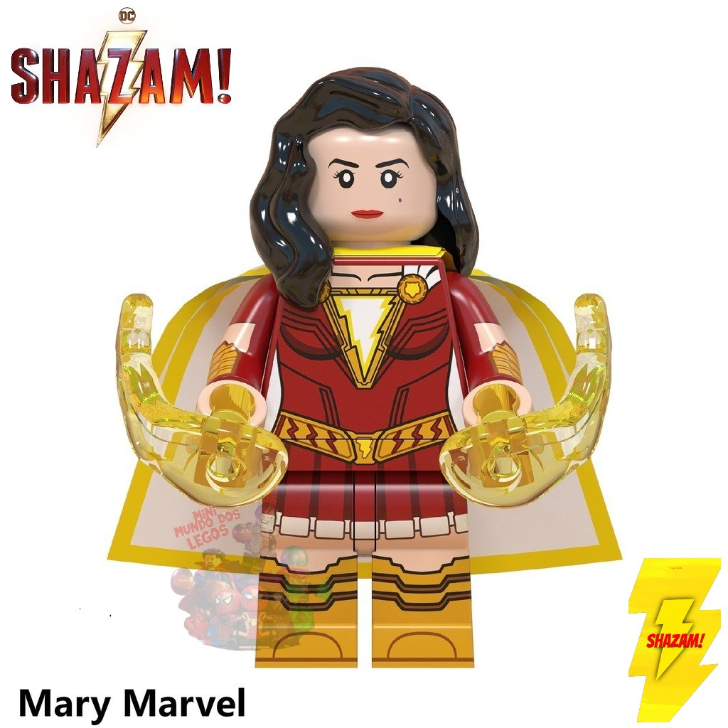 Familia Shazam Miss minifigure Black Adam Thaddeus Sivanav Billy Batson ...
