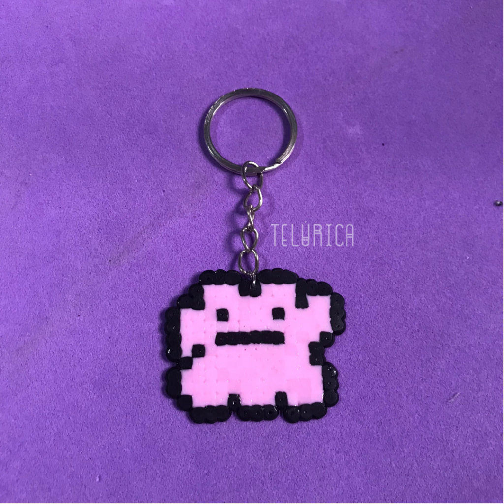 Chaveiro em Pixel Art - Ditto (Pokemon) | Shopee Brasil