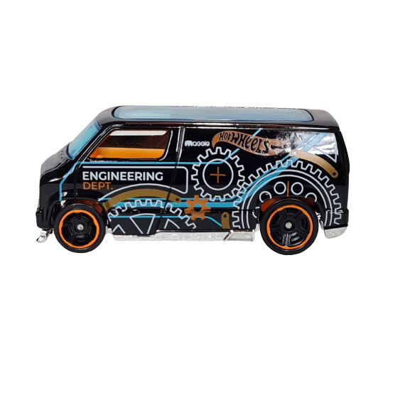 CUSTOM 77 DODGE VAN ENGINEERING FIVE PACK HOT WHEELS 1:64 LOOSE | Shopee Brasil