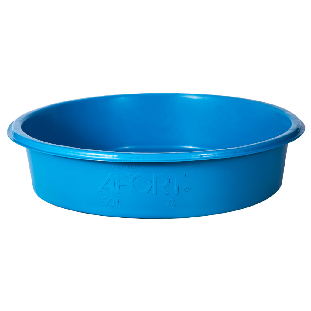 Piscina Redonda Azul 50L - Afort | Shopee Brasil