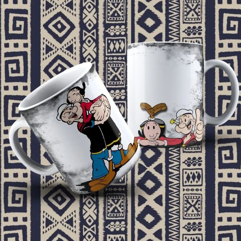 Caneca Popey e Olivia Palito | Shopee Brasil