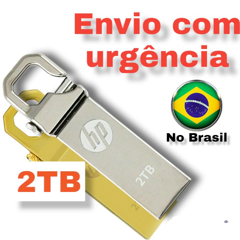 Pen Drive 2Tb HP 4GB/2TB USB 3.0 Flash Drive 2Tb | Shopee Brasil