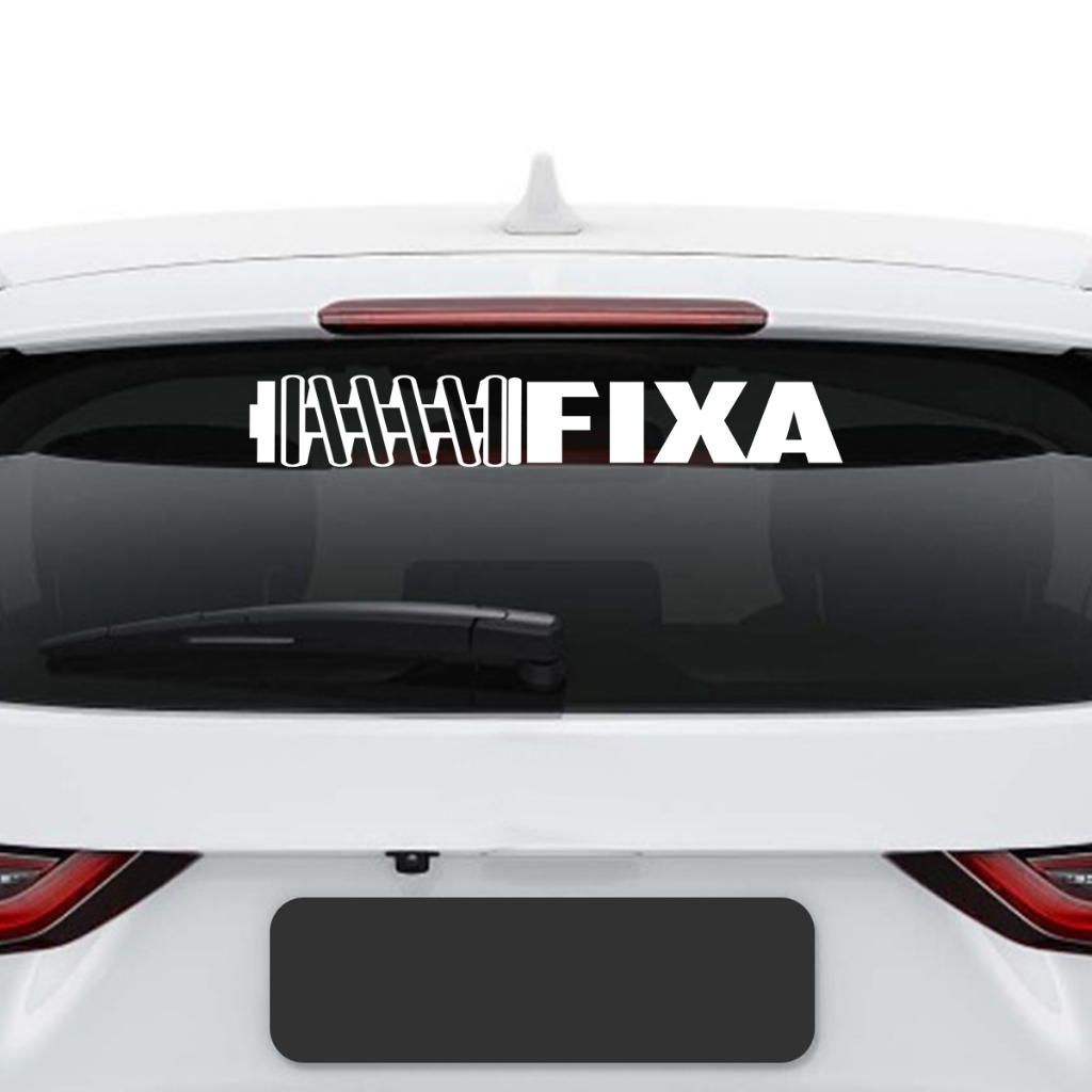 Adesivo Vidro Traseiro Fixa Rebaixado Carro Rebaixado Tuning Dub Som Automotivo | Shopee Brasil