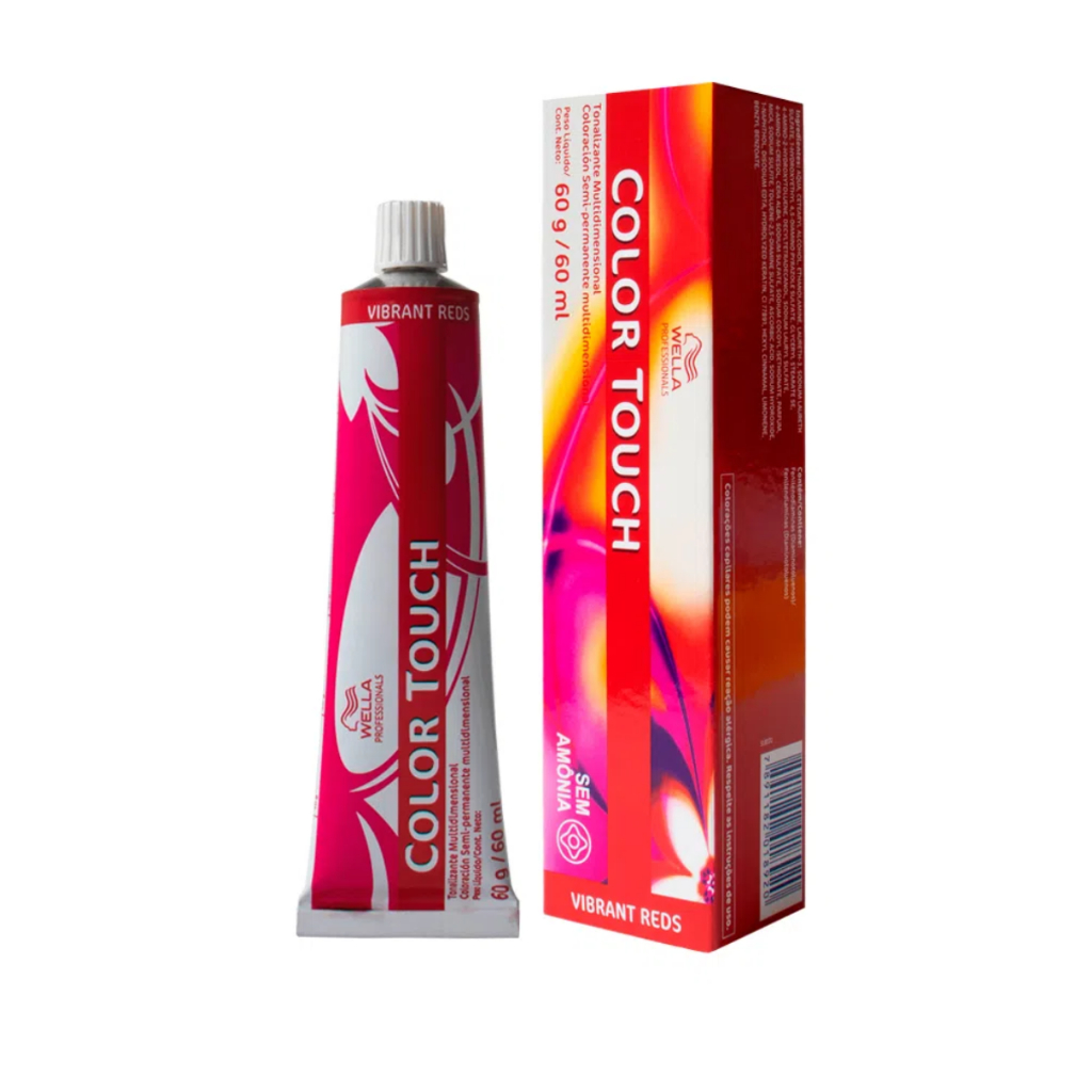 Tonalizante Color Toch Vibrant Reds 5/66 Castanho Claro Violeta Intenso ...
