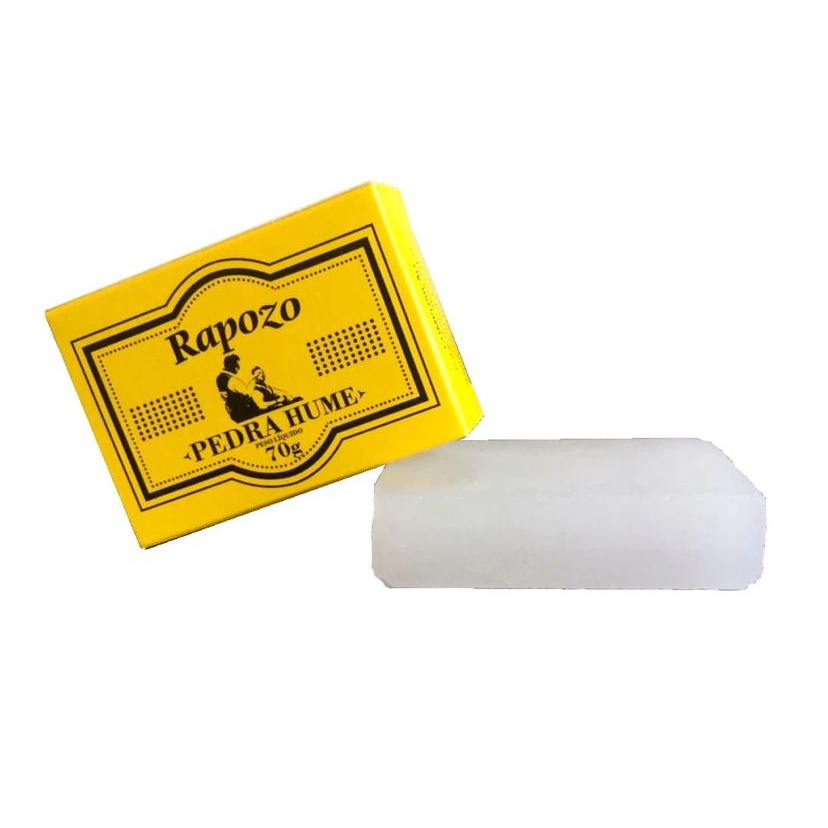 Pedra Hume Tablete Rapozo 70g | Shopee Brasil
