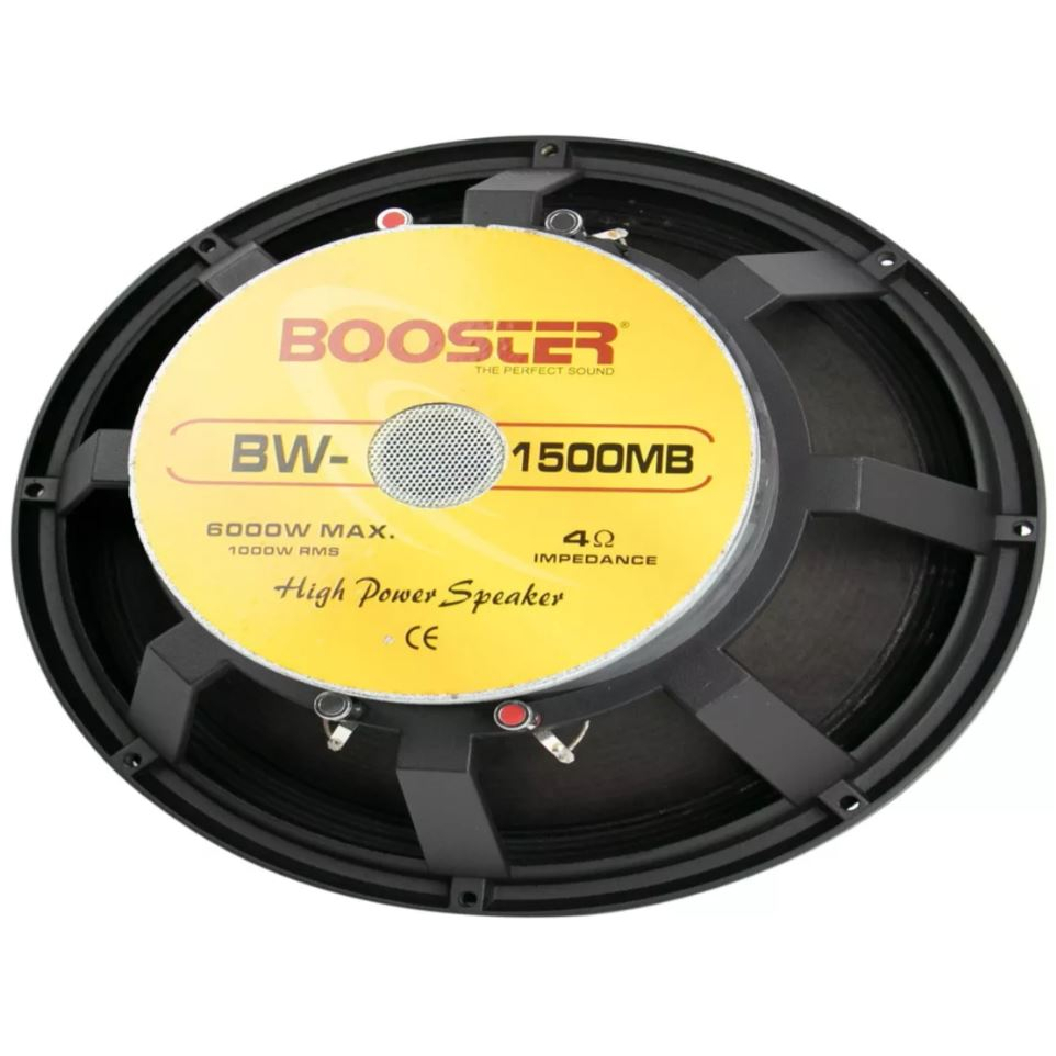 Subwoofer Woofer 15 Polegadas Booster 6000 Watts Bobina Dupla | Shopee Brasil