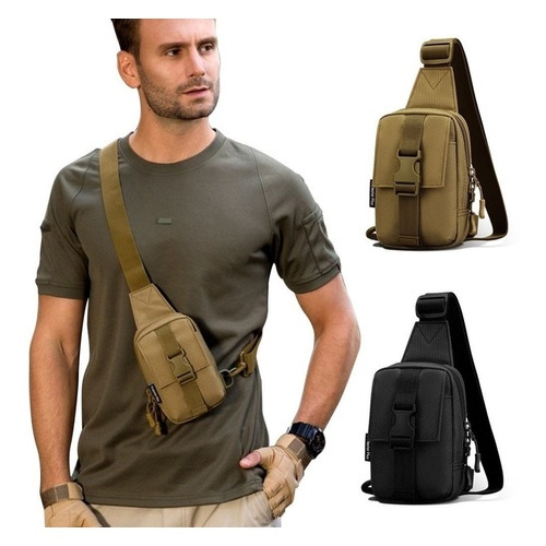 Bolsa Tática Mini Bag Militar Porta Objetos C/ Alça De Ombro | Shopee ...