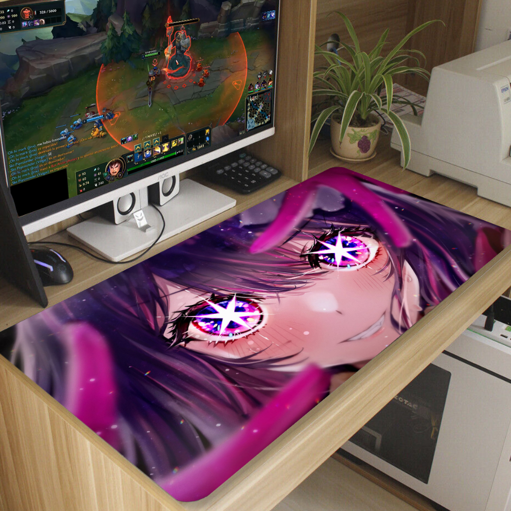 Mouse Pad Anime Girl Antiderrapante Diversas Estampas 70x35 cm M157 ...