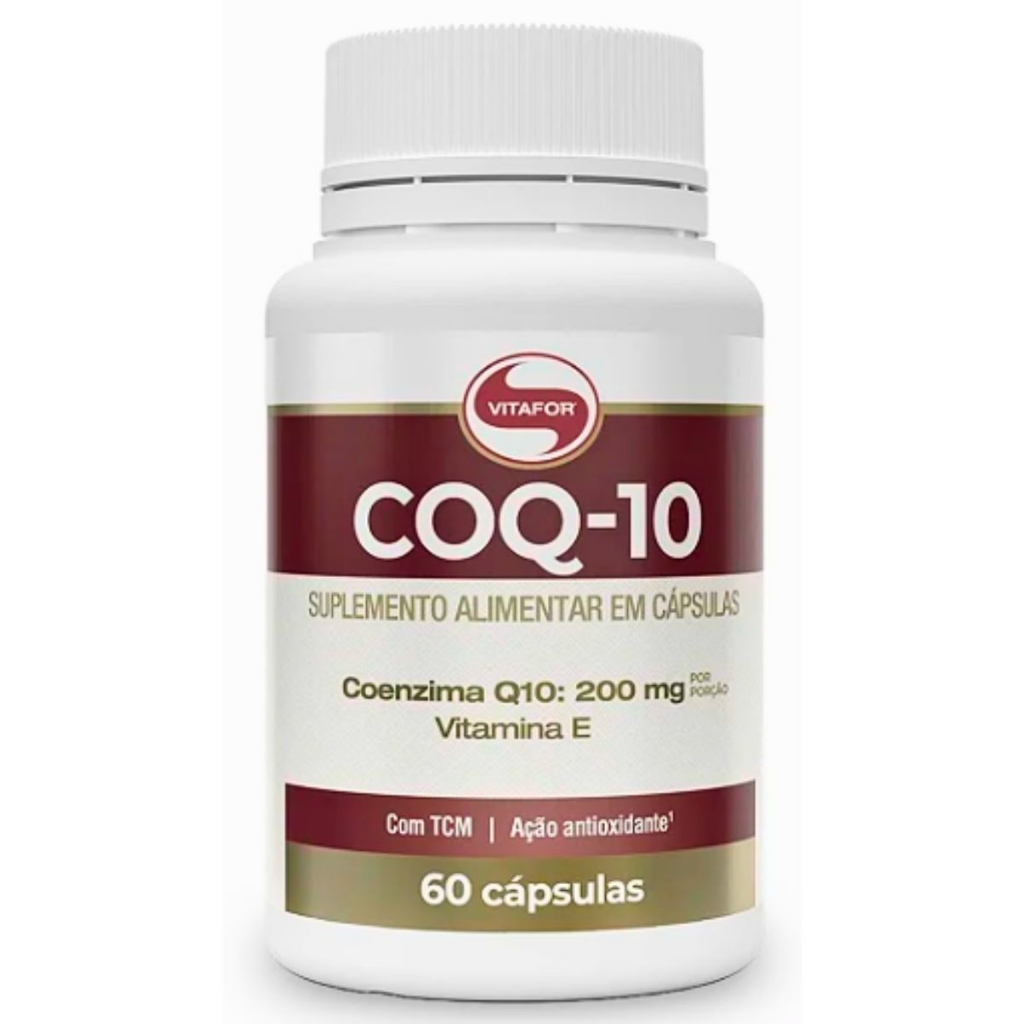Coenzima Q10 COQ-10 Vitafor 60 cápsulas - Vitamina E | Shopee Brasil