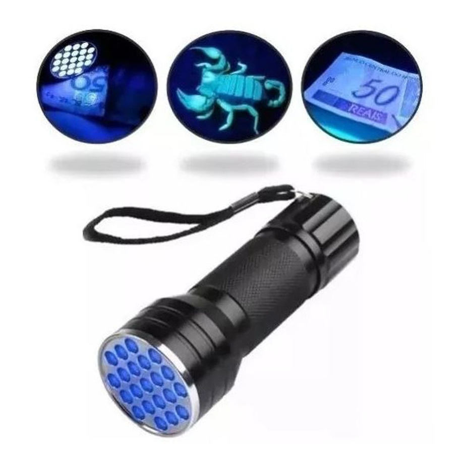 Lanterna Ultravioleta Recarregável USB Luz Negra UV Potente LUZ ROXA | Shopee Brasil