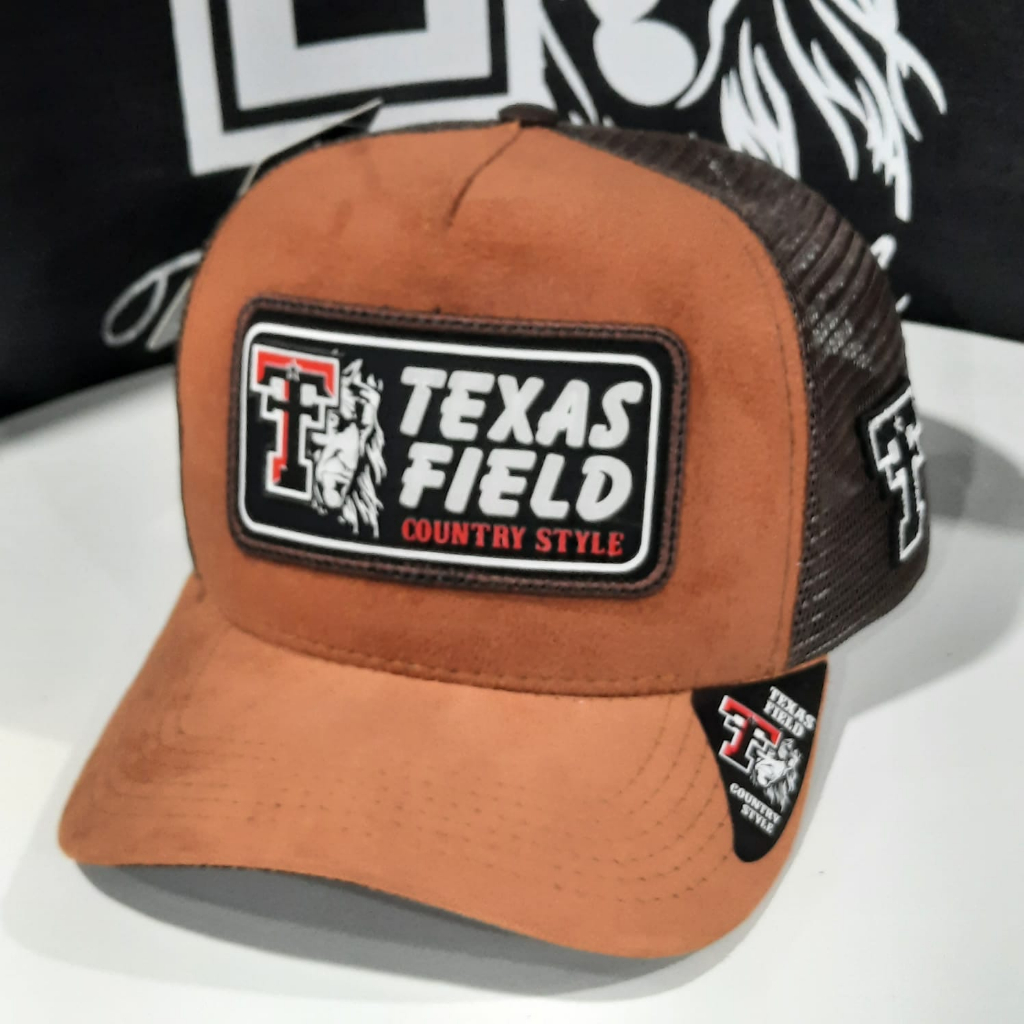 Bone Trucker Americano Texas Field Original | Shopee Brasil