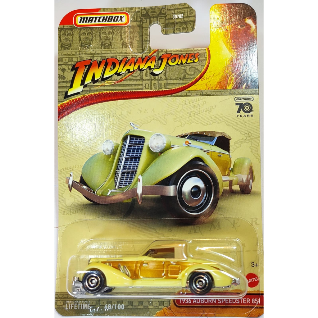 MATCHBOX Indiana Jones - 1936 Auburn Speedster 851 - AUBURN MATTEL ...