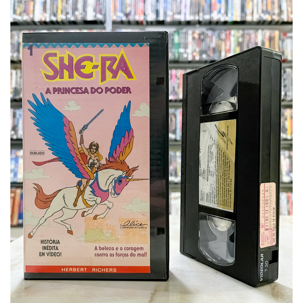 VHS She-Ra - A Princesa Do Poder - Volume 1 - DUBLADO - Original - Fita ...