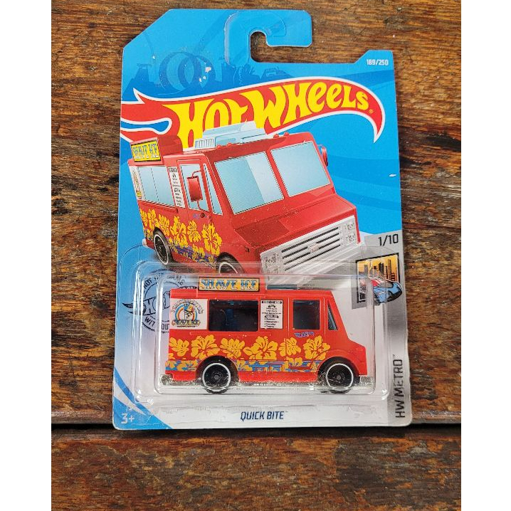Hot Wheels - Quick Bite "Food Truck" Vermelho - HW Metro 2019 (Lacrado - Cartela Longa) - Main ...